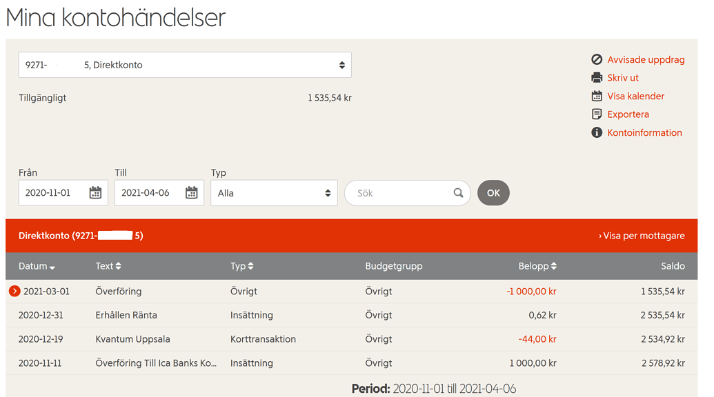 🏦 Importera data från ICA Banken - Manual - Spirecta Forumet